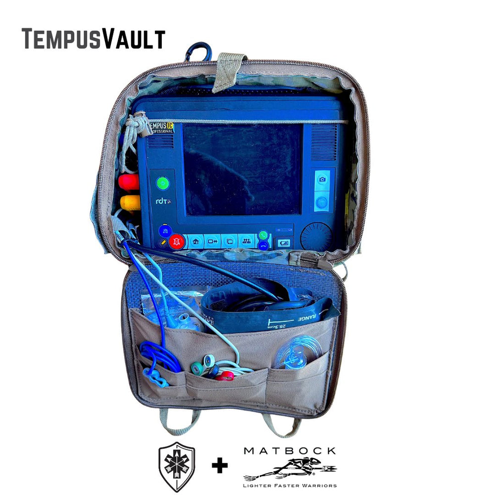 TempusVault- Operationally Optimized TEMPUS Monitor Pouch